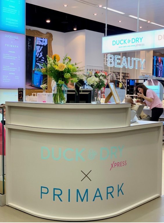 DUCK & DRY XPRESS LAUNCHES BEAUTY STUDIOS AT PRIMARK – Art, Food ...